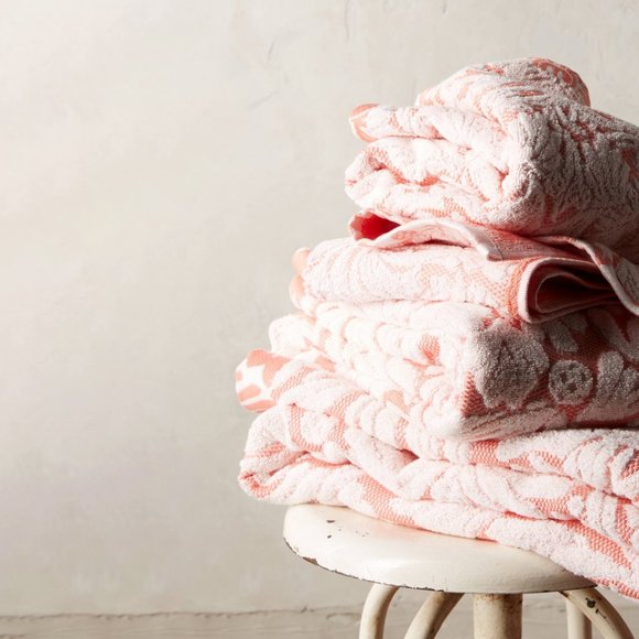Anthropologie | Bath | Htf Anthropologie Mae Towel Collection Bath ...